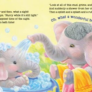 Touch and Feel Ella's Bath Time - Novelty Book - Children's Board Book - Interactive Fun Child's Book