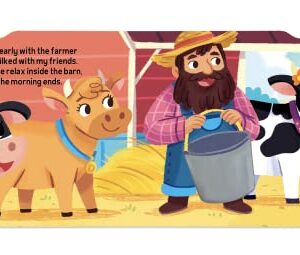 Farm Days with Cow - Touch and Feel Board Book - Sensory Board Book