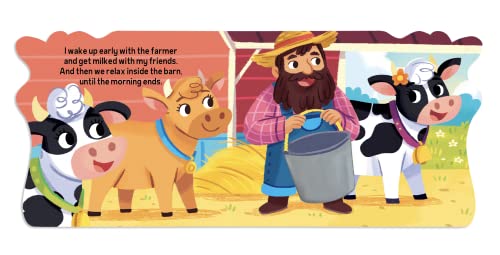 Farm Days with Cow - Touch and Feel Board Book - Sensory Board Book