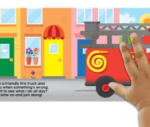 Friendly Fire Truck - Touch and Feel Board Book - Sensory Board Book