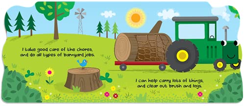 Busy Tractor - Touch and Feel Board Book - Sensory Board Book