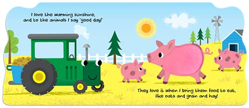 Busy Tractor - Touch and Feel Board Book - Sensory Board Book