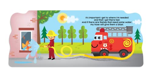 Friendly Fire Truck - Touch and Feel Board Book - Sensory Board Book