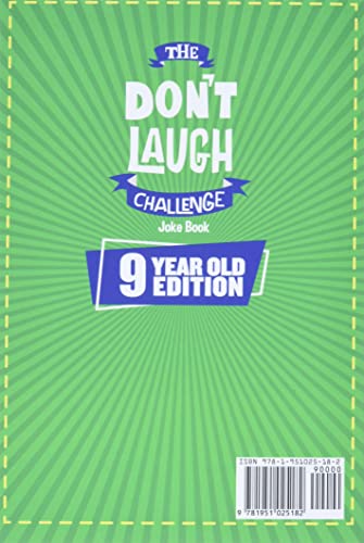 The Don't Laugh Challenge - 9 Year Old Edition: The LOL Interactive Joke Book Contest Game for Boys and Girls Age 9