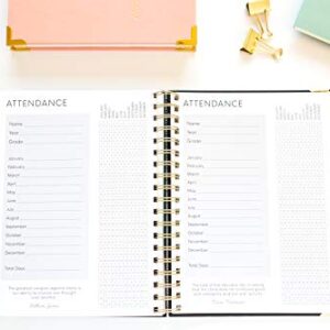 The Homeschool Planner: Beautiful and Undated with Monthly Tabs | To Do List, Goals, Meal Planning & Academic Tools | Homeschooling, Distance Learning & Family Organizer | Gold Spiral