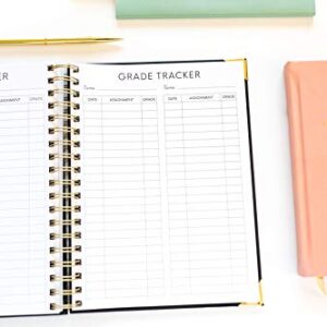 The Homeschool Planner: Beautiful and Undated with Monthly Tabs | To Do List, Goals, Meal Planning & Academic Tools | Homeschooling, Distance Learning & Family Organizer | Gold Spiral