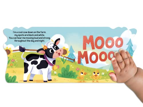 Farm Days with Cow - Touch and Feel Board Book - Sensory Board Book