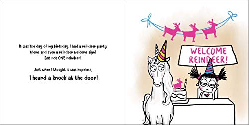 Never Let A Unicorn Meet A Reindeer! (Funny Unicorn Picture Book series For Ages 4-8)