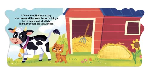 Farm Days with Cow - Touch and Feel Board Book - Sensory Board Book