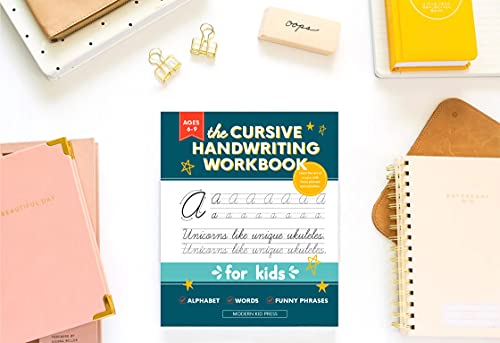 The Cursive Handwriting Workbook for Kids: A Fun and Engaging Cursive Writing Practice Book for Children and Beginners to Learn the Art of Penmanship