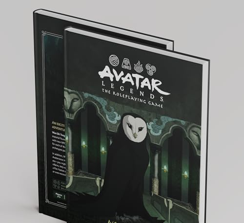 Magpie Games Wan Shi Tong's Adventure Guide - Avatar Legends: The Roleplaying Game expansion, hardcover tabletop RPG rulebook, full-color, Avatar Legends iconic and original art, silk bookmarks