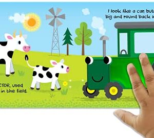 Busy Tractor - Touch and Feel Board Book - Sensory Board Book