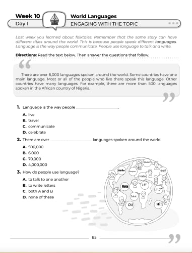 3rd Grade Social Studies: Daily Practice Workbook | 20 Weeks of Fun Activities | History | Civic and Government | Geography | Economics | + Video ... Each Question (Social Studies by ArgoPrep)