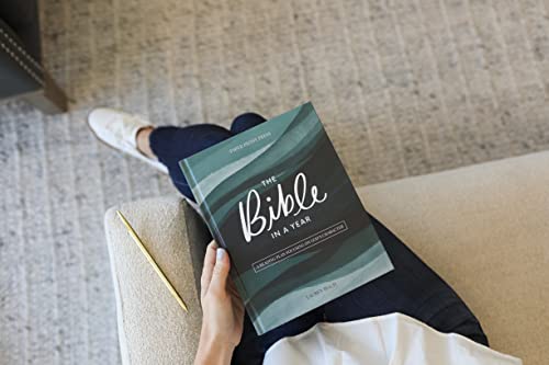 The Bible in a Year: A Guided Bible Study Reading Plan to Read the Bible in 52 Weeks (Premium Hardcover Keepsake Edition)