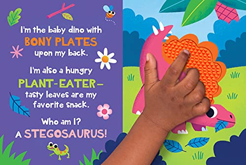 Baby Dinosaur - Silicone Touch and Feel Board Book - Sensory Board Book