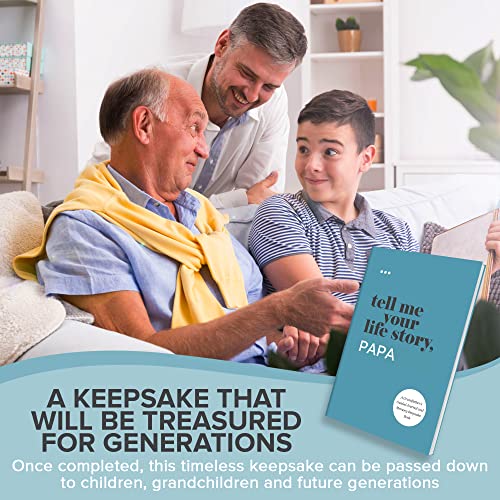 Tell Me Your Life Story, Papa: A Grandfather’s Guided Journal and Memory Keepsake Book (Tell Me Your Life Story® Series Books)