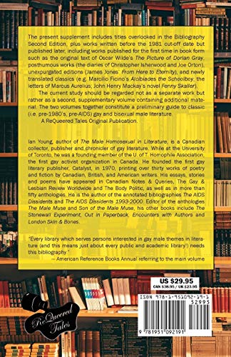 The Male Homosexual in Literature: A Bibliography Supplement