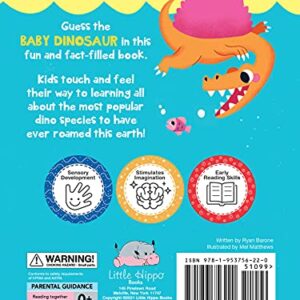 Baby Dinosaur - Silicone Touch and Feel Board Book - Sensory Board Book