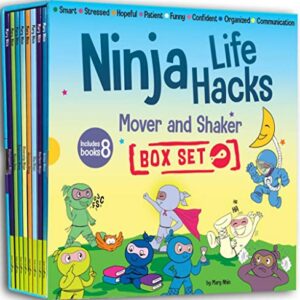 Ninja Life Hacks Mover and Shaker 8 Book Box Set (Books 25-32: Patient, Organized, Smart, Confident, Stressed, Hopeful, Communication, Funny)