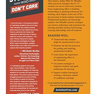 Motivating Students Who Don't Care: Proven Strategies to Engage All Learners, Second Edition (Proven Strategies to Motivate Struggling Students and Spark an Enthusiasm for Learning)