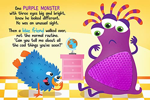 Kindness Monster - Silicone Touch and Feel Board Book - Sensory Board Book