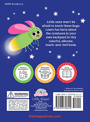 Backyard Bugs - Touch and Feel Board Book - Sensory Board Book