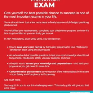 NHA Phlebotomy Exam 2022-2023: Study Guide with 400 Practice Questions and Answers for National Healthcareer Association Certified Phlebotomy Technician Examination