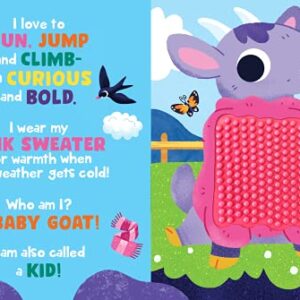 Baby Farm Animals - Silicone Touch and Feel Board Book - Sensory Board Book