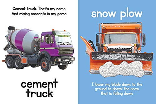 Trucks - Touch and Feel Board Book - Sensory Board Book