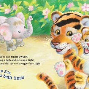 Touch and Feel Ella's Bath Time - Novelty Book - Children's Board Book - Interactive Fun Child's Book