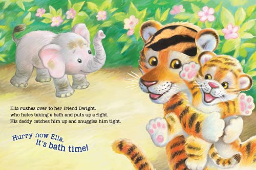 Touch and Feel Ella's Bath Time - Novelty Book - Children's Board Book - Interactive Fun Child's Book