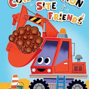 Construction Site Friends - Silicone Touch and Feel Board Book - Sensory Board Book