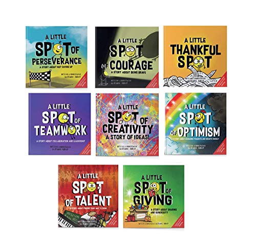 A Little SPOT of Life Skills 8 Book Box Set (Books 17-24: Courage, Perseverance, Teamwork, Talent, Thankful, Optimism, Creativity, & Giving)