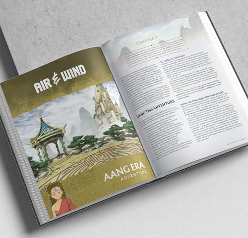 Magpie Games Wan Shi Tong's Adventure Guide - Avatar Legends: The Roleplaying Game expansion, hardcover tabletop RPG rulebook, full-color, Avatar Legends iconic and original art, silk bookmarks