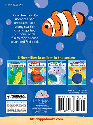 Silly Sea Creatures - Silicone Touch and Feel Board Book - Sensory Board Book