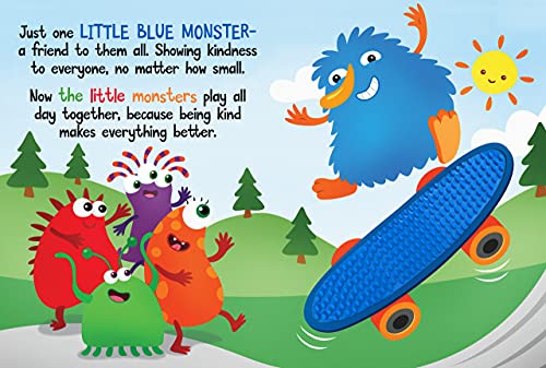 Kindness Monster - Silicone Touch and Feel Board Book - Sensory Board Book