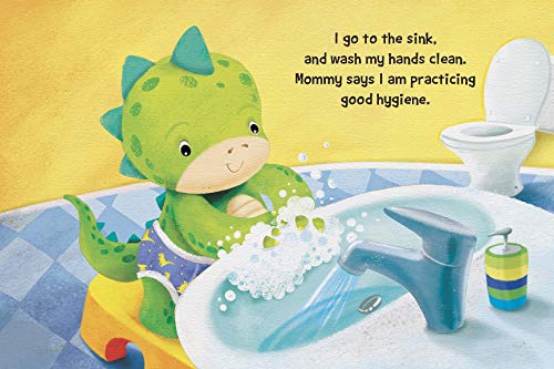 Pottysaurus - Children's Padded Board Book - Potty Training