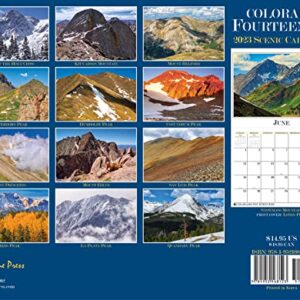 Colorado Fourteeners 2023 Deluxe Wall Calendar