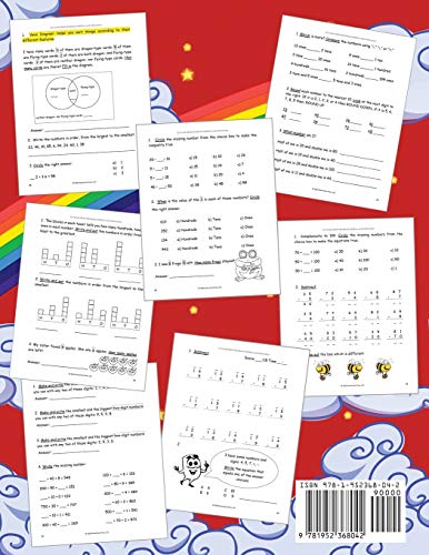 1st Grade Math Workbook Addition and Subtraction: Grade 1 Workbooks, Math Books for 1st Graders, Ages 4-8