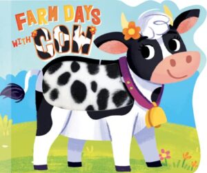 farm days with cow - touch and feel board book - sensory board book