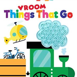 Things That Go Vroom - Silicone Touch and Feel Board Book - Sensory Board Book