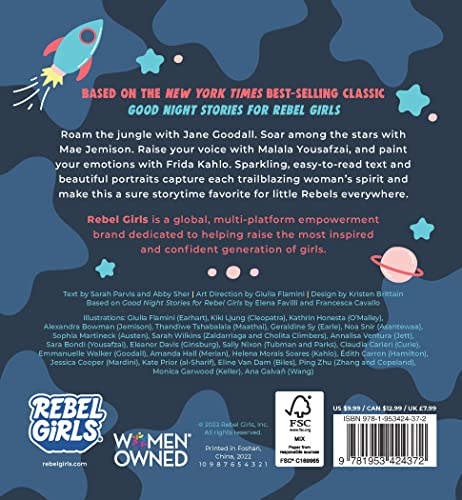 Good Night Stories for Rebel Girls: Baby's First Book of Extraordinary Women