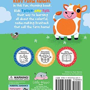 Baby Farm Animals - Silicone Touch and Feel Board Book - Sensory Board Book