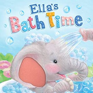 Touch and Feel Ella's Bath Time - Novelty Book - Children's Board Book - Interactive Fun Child's Book