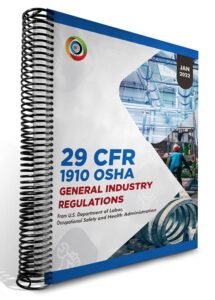 osha 1910 general industry january 2022 book