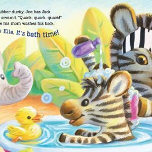 Touch and Feel Ella's Bath Time - Novelty Book - Children's Board Book - Interactive Fun Child's Book