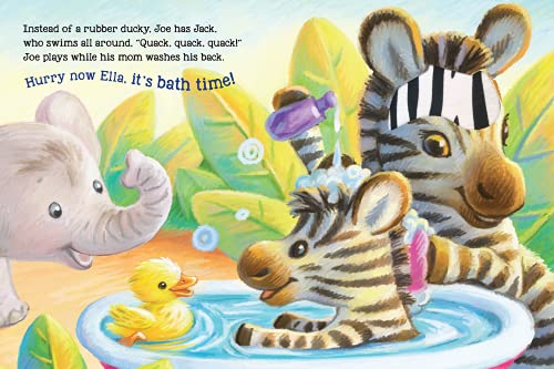 Touch and Feel Ella's Bath Time - Novelty Book - Children's Board Book - Interactive Fun Child's Book