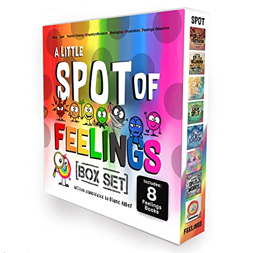 A Little SPOT of Feelings 8 Book Box Set (Book 25-32: Empathy, Frustration, Calm, Belonging, Worry, Boredom, Flexible Thinking, & Feelings Detective)