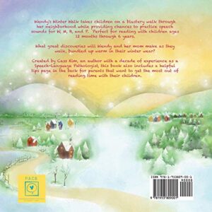 Wendy's Winter Walk: Speech Sounds W, M, P, B (Phonological and Articulation Children's Books)