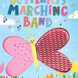 Butterfly's Marching Band - Silicone Touch and Feel Board Book - Sensory Board Book